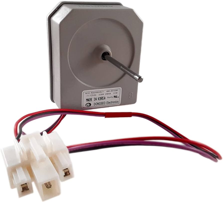 4681JB1029H Genuine OEM Refrigerator Evaporator Fan Motor also replace ...